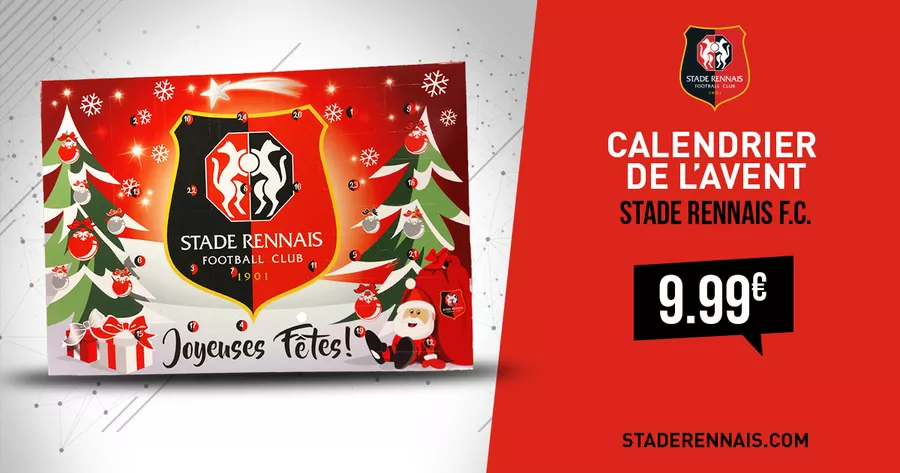 Procurez-vous le calendrier de l’avent des Rouge et Noir ! | Stade ...