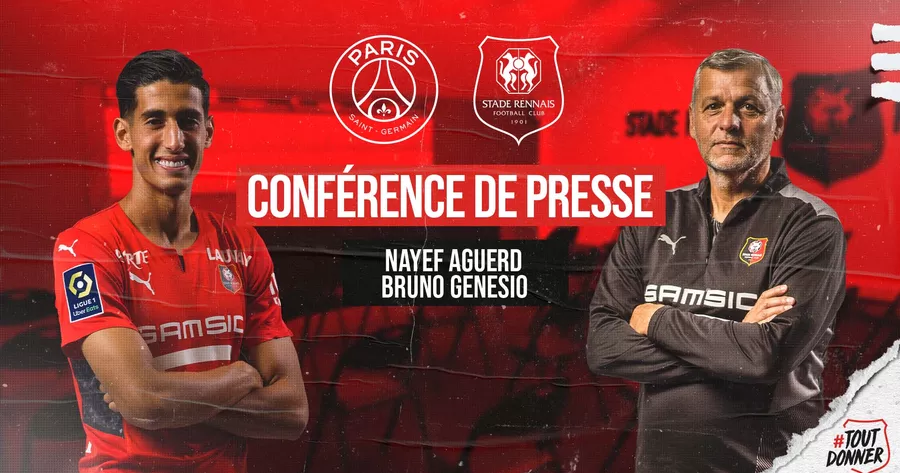 J24. #PSGSRFC - Conférence de presse d'avant-match | Stade Rennais F.C.