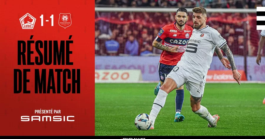 LOSC / Stade Rennais F.C. : le résumé (1-1) | Stade Rennais F.C.