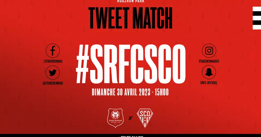SRFC / SCO : le Tweet Match | Stade Rennais F.C.